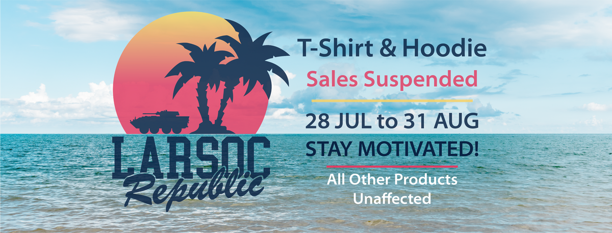 All T-Shirt & Hoodie Sales Suspended – LARSOC REPUBLIC