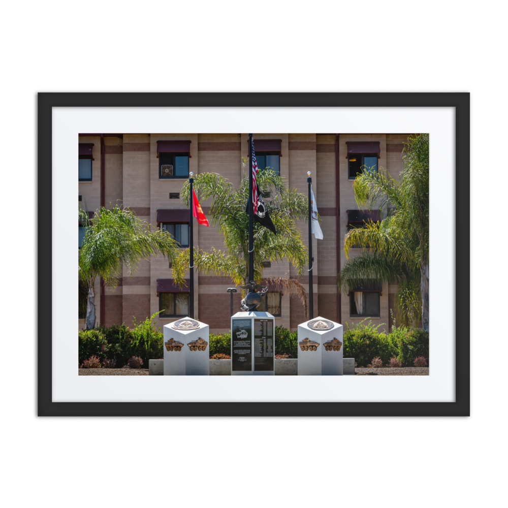THE LIVING MEMORIAL MATTED FRAMED PRINT – LARSOC REPUBLIC