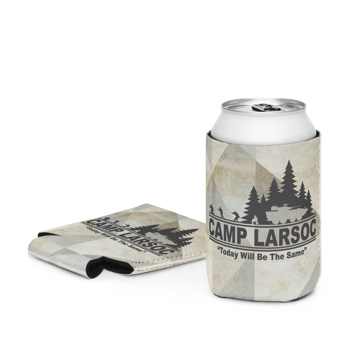 CAMP LARSOC 12oz CAN KOOZIE – LARSOC REPUBLIC