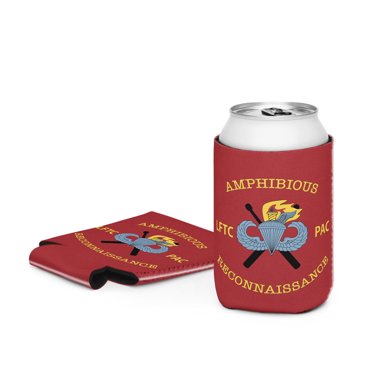 LFTC PAC AMPHIBIOUS RECONNAISSANCE CAN KOOZIE – LARSOC REPUBLIC