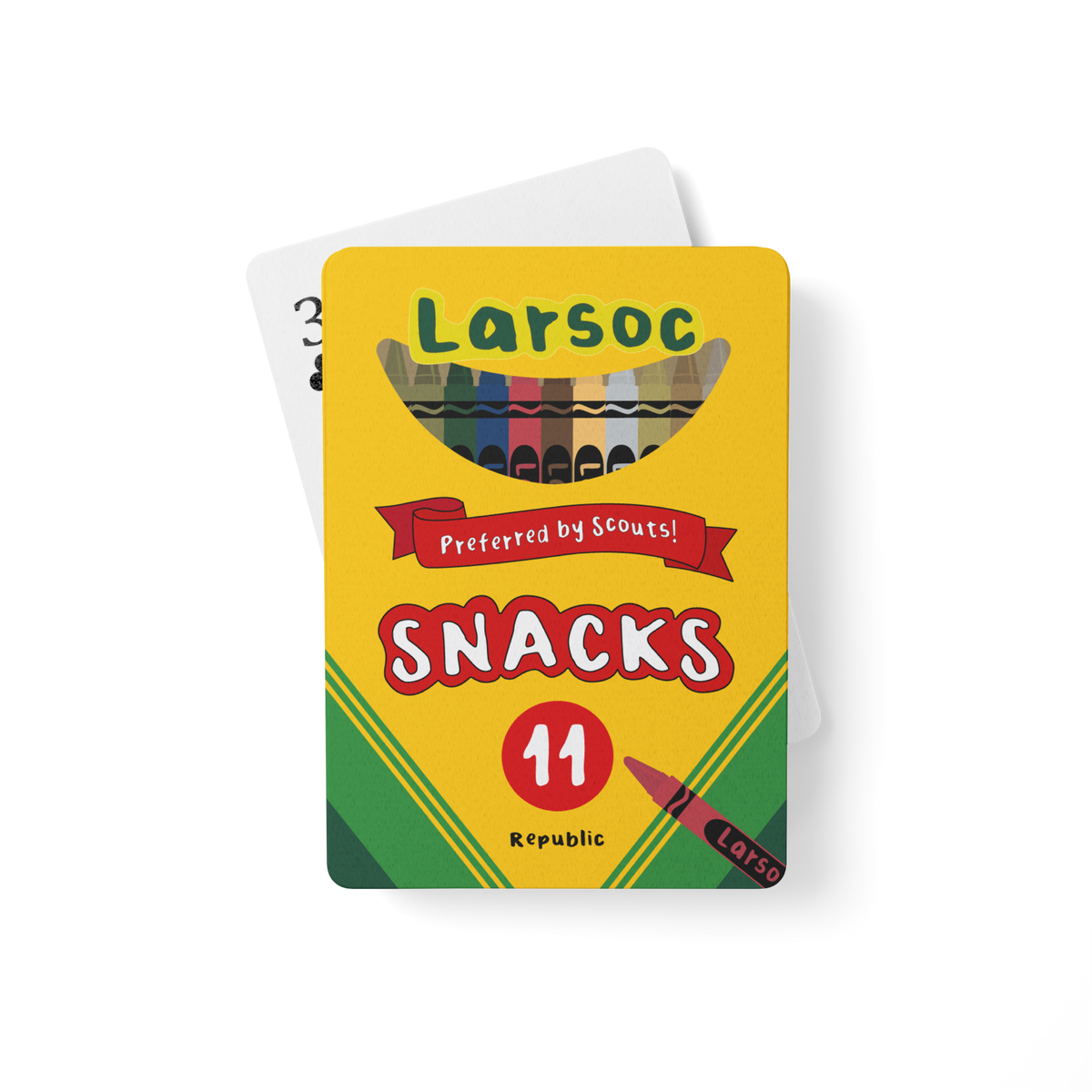 SCOUT SNACKS PLAYING CARDS – LARSOC REPUBLIC