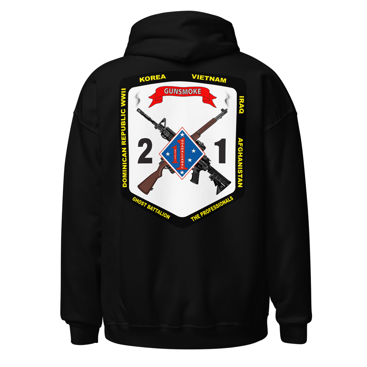 2ND BN 1ST MARINES NEW 50/50 HOODIE – LARSOC REPUBLIC