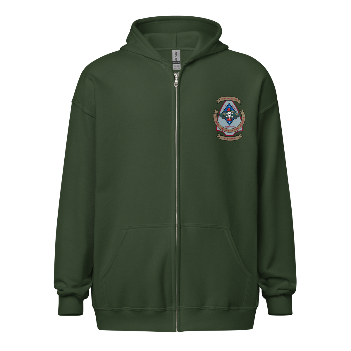 H&S CO 1ST RLA BN 50/50 ZIP-UP HOODIE – LARSOC REPUBLIC