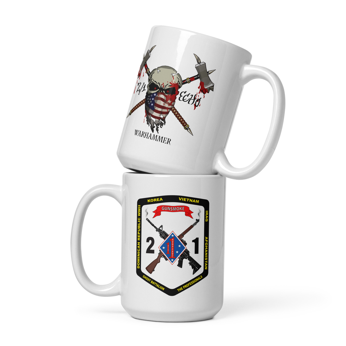 E CO WARHAMMER 2ND BN 1ST MARINES 15oz MUG – LARSOC REPUBLIC